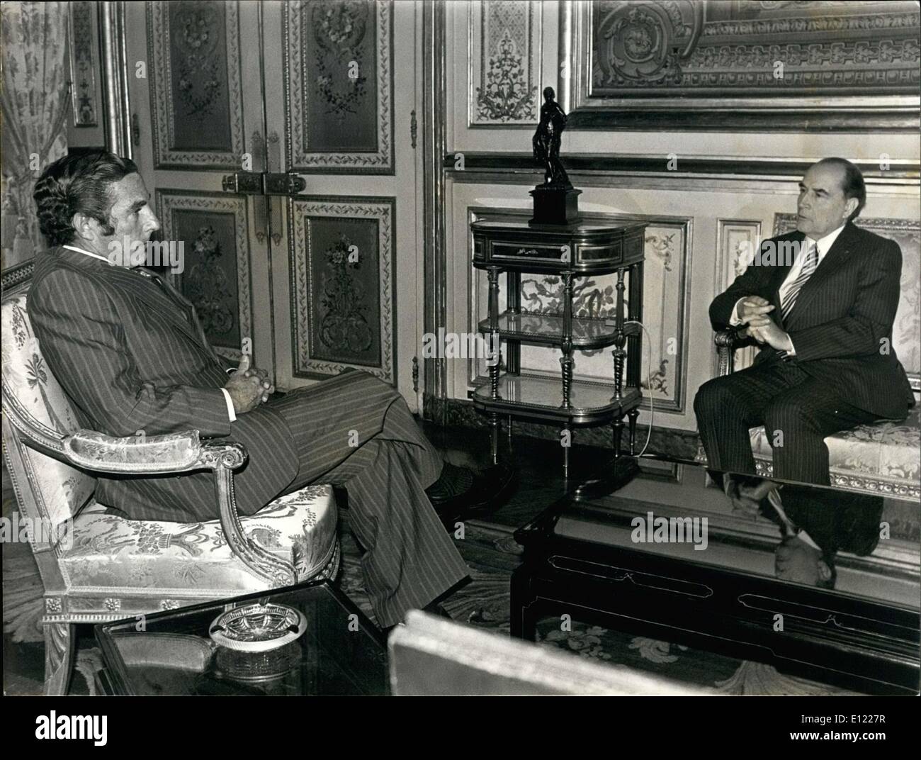 Feb. 16, 1982 - Mr. France-Albert Rene President of Seychelles Meets ...