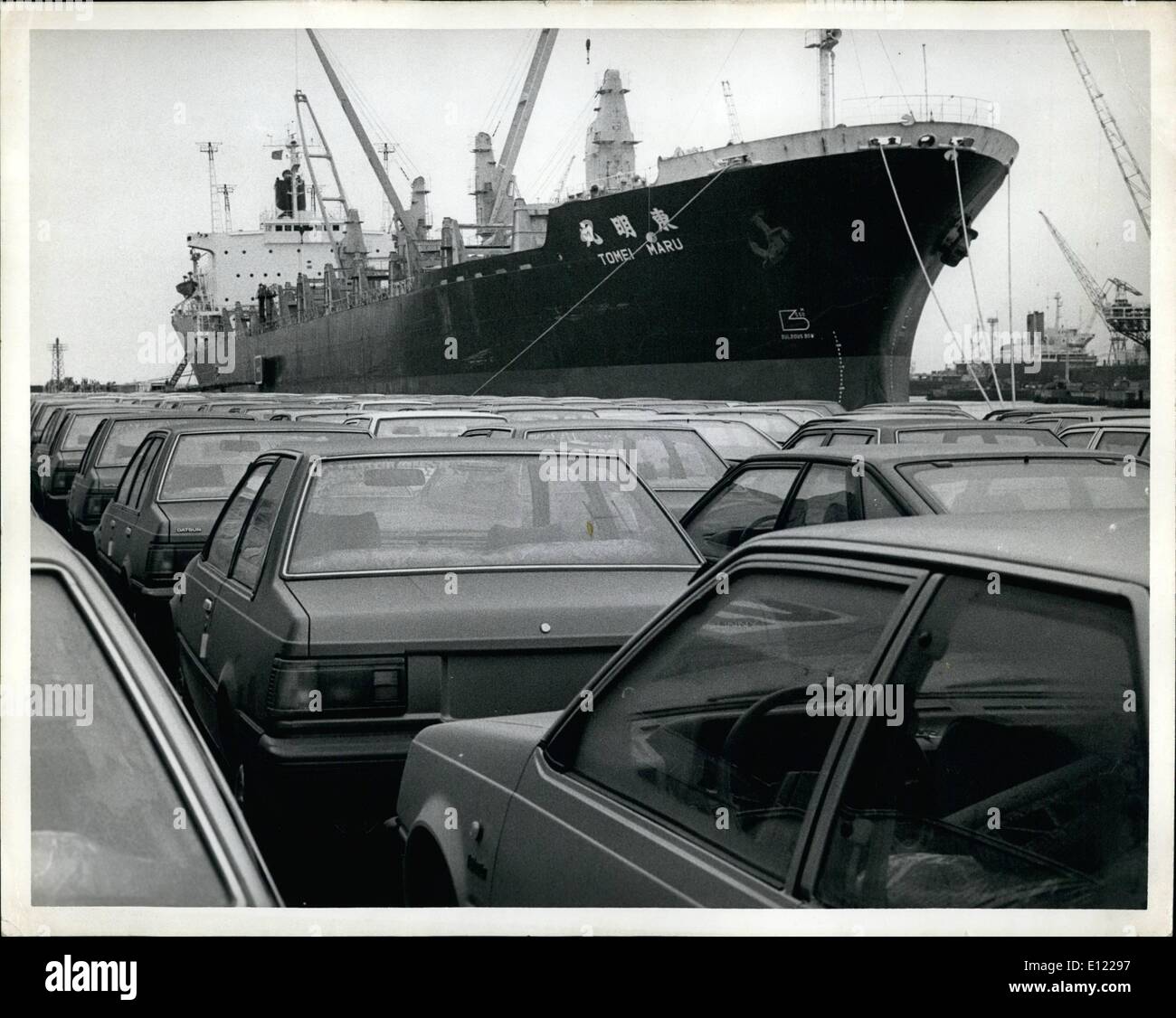 Mar. 03, 1982 - The oppama plant of Nissan motor makers of datsan ...