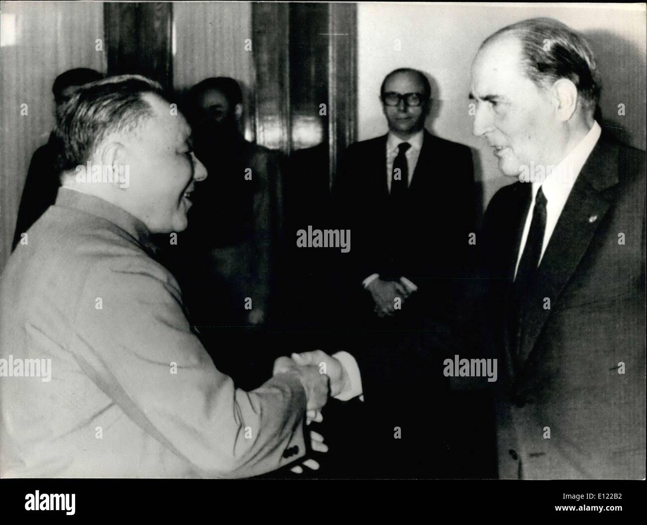May 05, 1983 - Chairman Deng Xiaoping Welcomes Francois Mitterand to ...