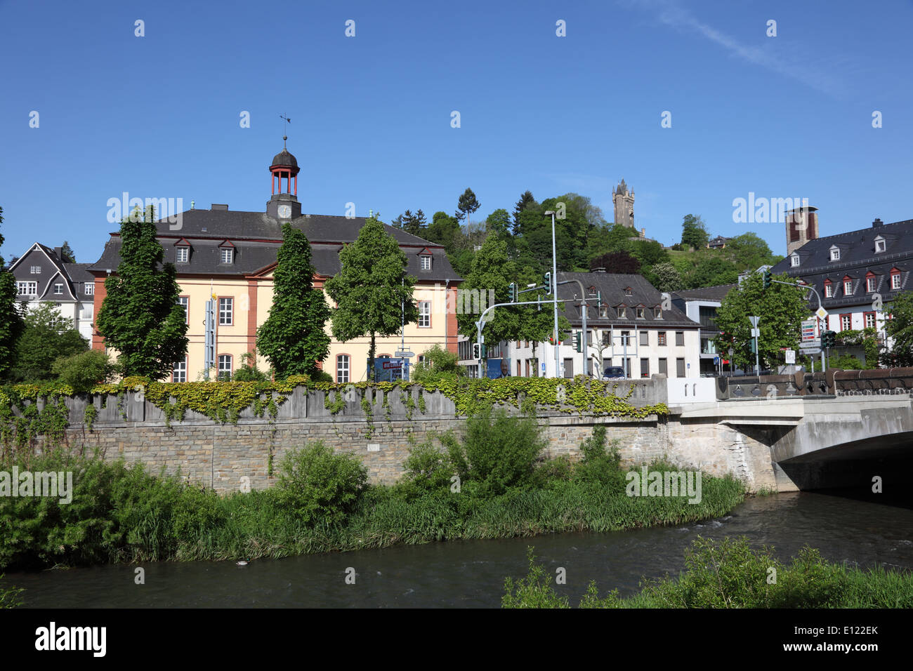 River Dill in town Dillenburg, Hesse, Germany Stock Photo - Alamy