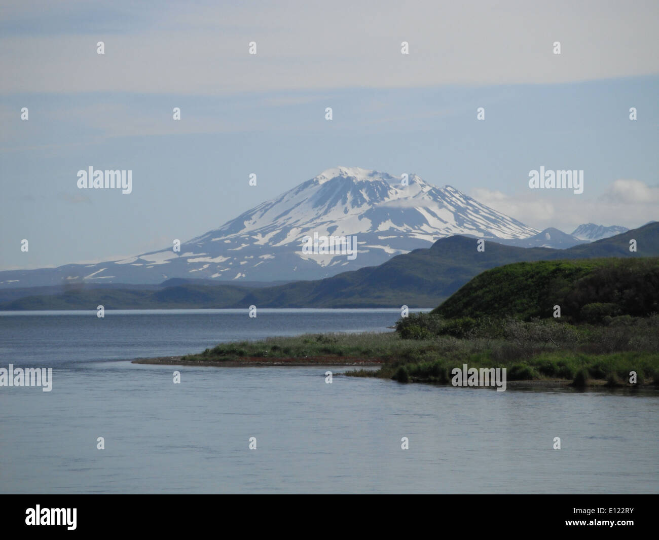 Mt. Peulik, located at Ugashik Narrows, offers a stunning view of the ...