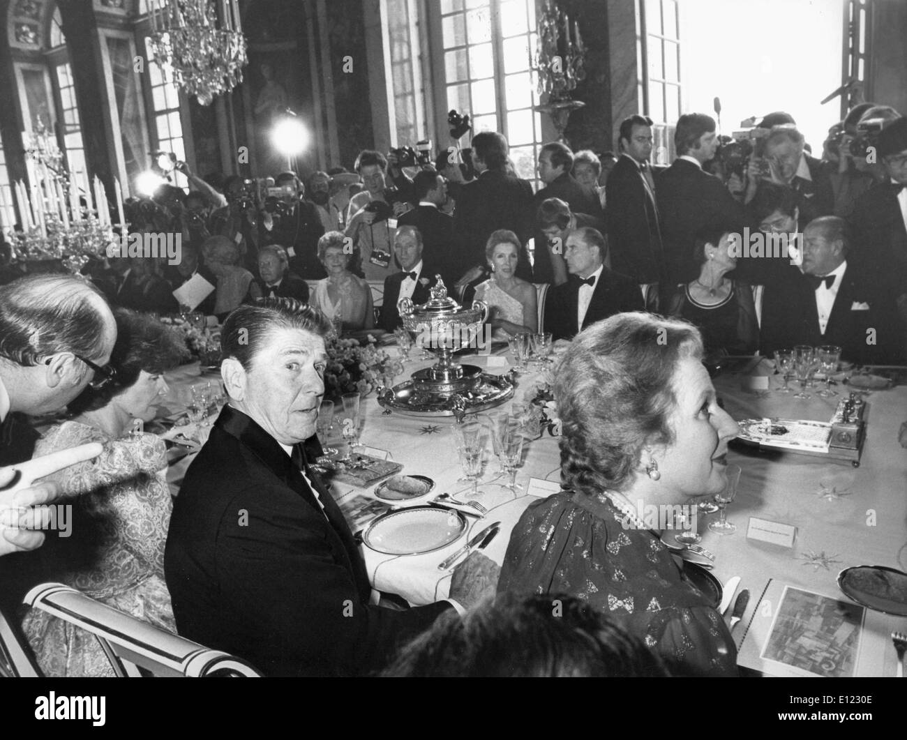 Jun 07, 1982; Versailles, FRANCE; REAGAN died of pneumonia JUNE 5, 2004 ...