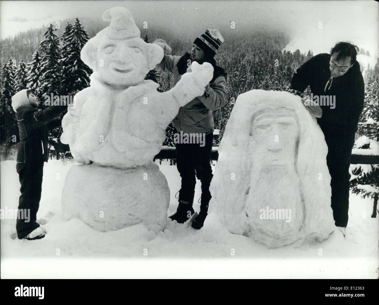1984 snow artwork hi-res stock photography and images - Alamy
