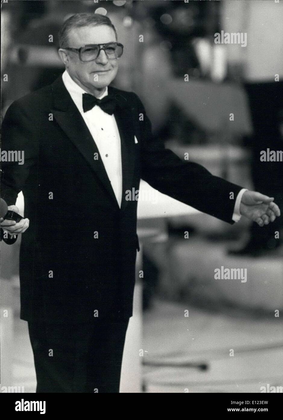 Mar. 05, 1984 - Gene Kelly is pictured at the Cesars award ceremony on ...