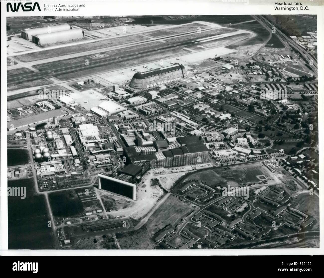 Aerial View Of Nasa Ames Research Center