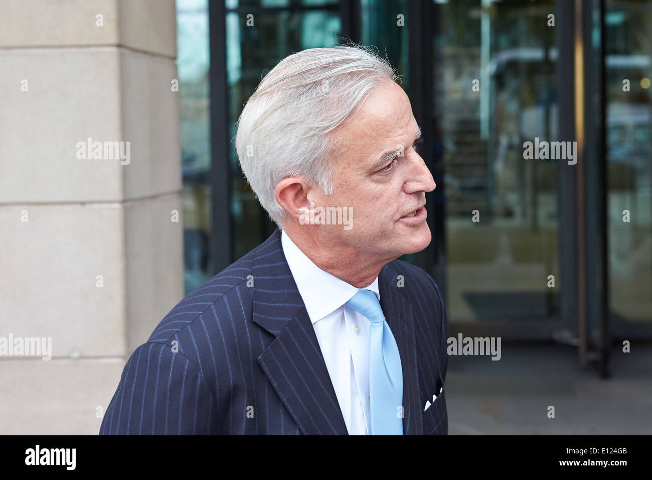 Tim O'Toole, CEO of First Group leaves the Houses of Parliament after ...