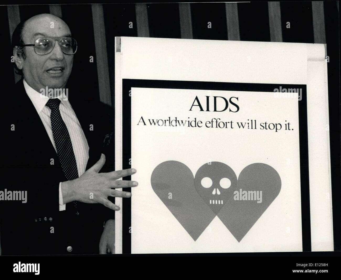 Aids: a worldwide effort will stop it hi-res stock photography and ...