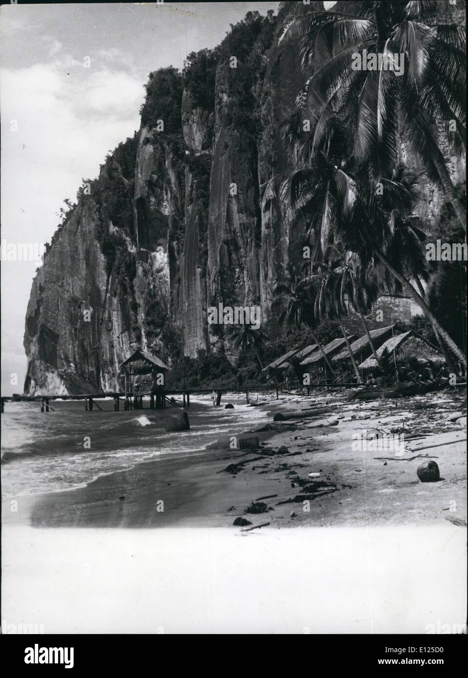 Sep. 09, 1994 - Sabah (former North Borneo): Typical costal village ...