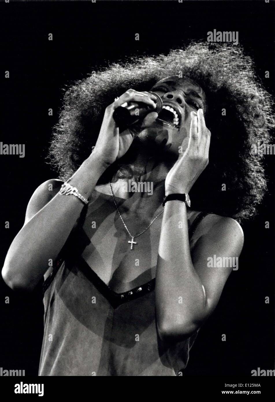 Jun. 19, 1988 - Whitney Houston In Basel: American pop star Whitney ...