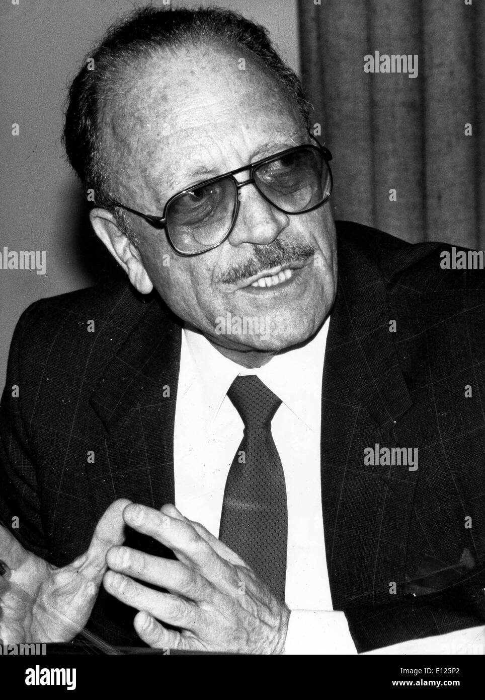 Dec 14, 1988; Geneva, Switzerland; YOHANAN BEIN the Israeli permanent ...