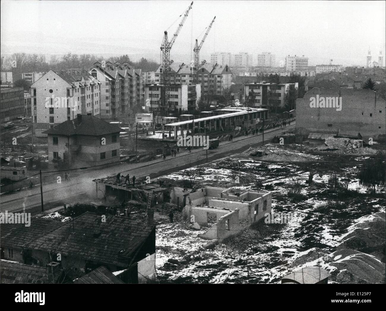 Jan. 01, 1989 - Demolation in Rumania. The Demolation of villages in ...