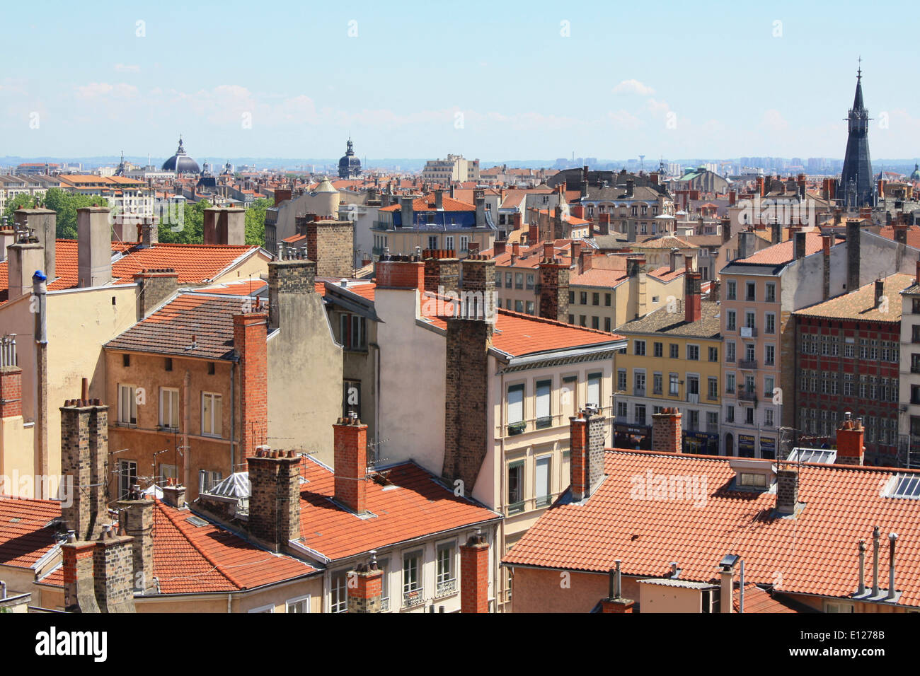 Lyon city center hi-res stock photography and images - Alamy