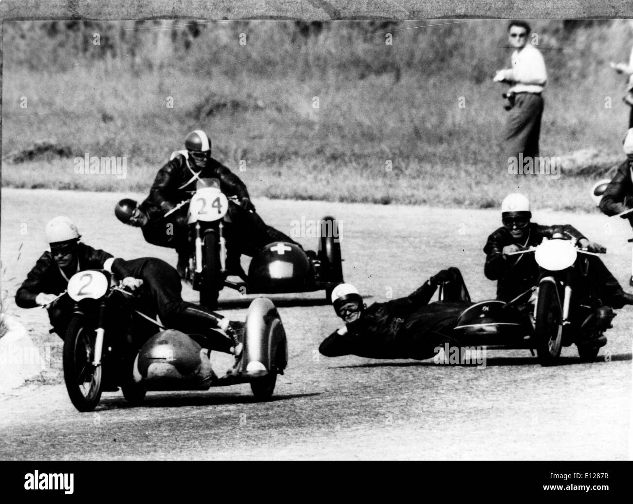 Motocycle sidecar Black and White Stock Photos & Images - Alamy