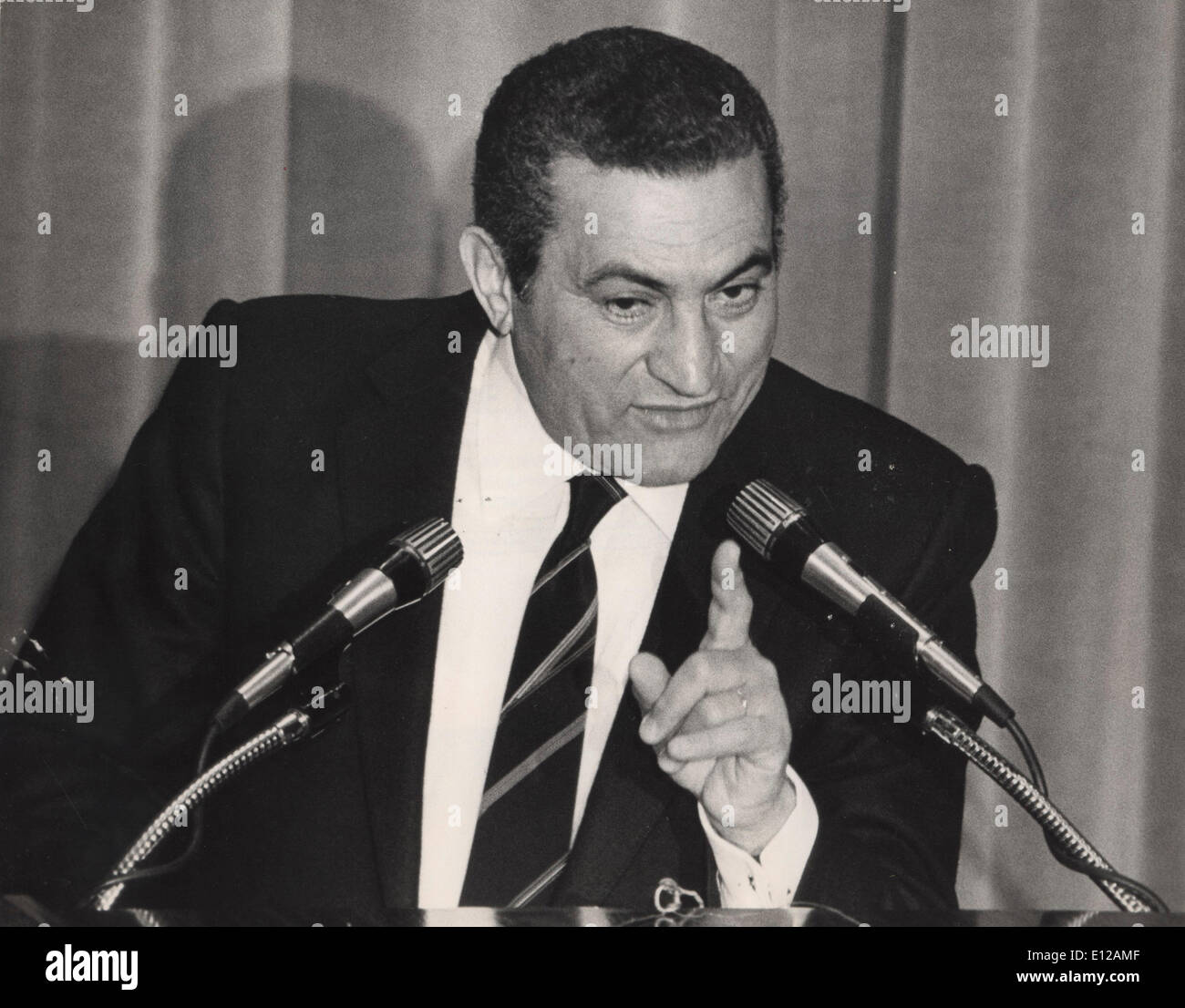 Hosni mubarak hi-res stock photography and images - Alamy