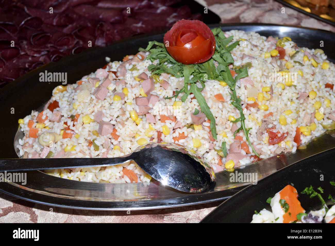 Buffet rice tray hi-res stock photography and images - Alamy