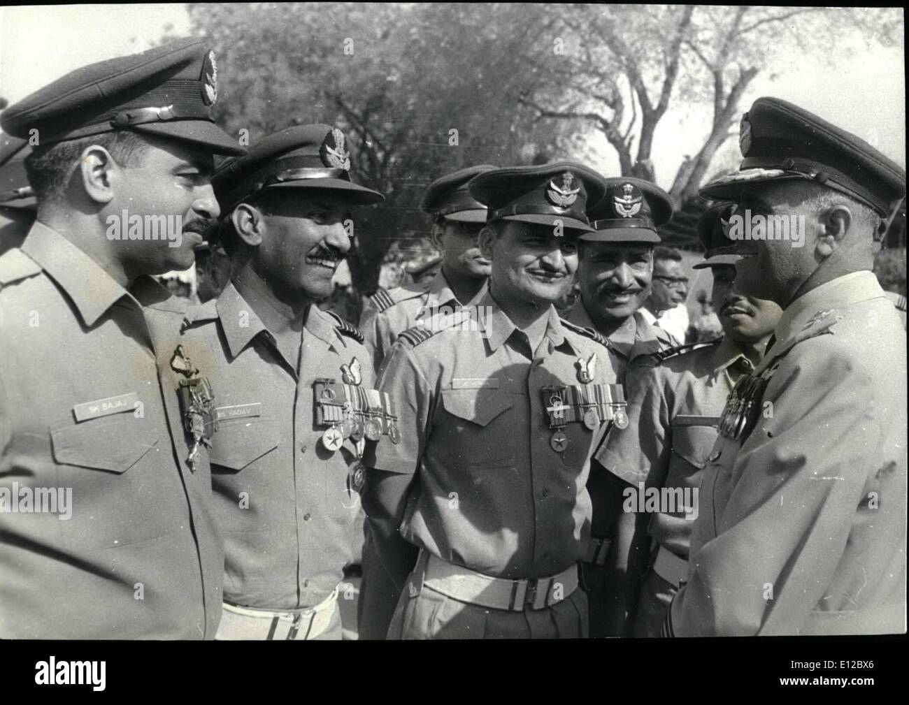 Dec. 12, 2011 - The Chief of Air Staff, Air Chief Marshal O.P. Mehra ...