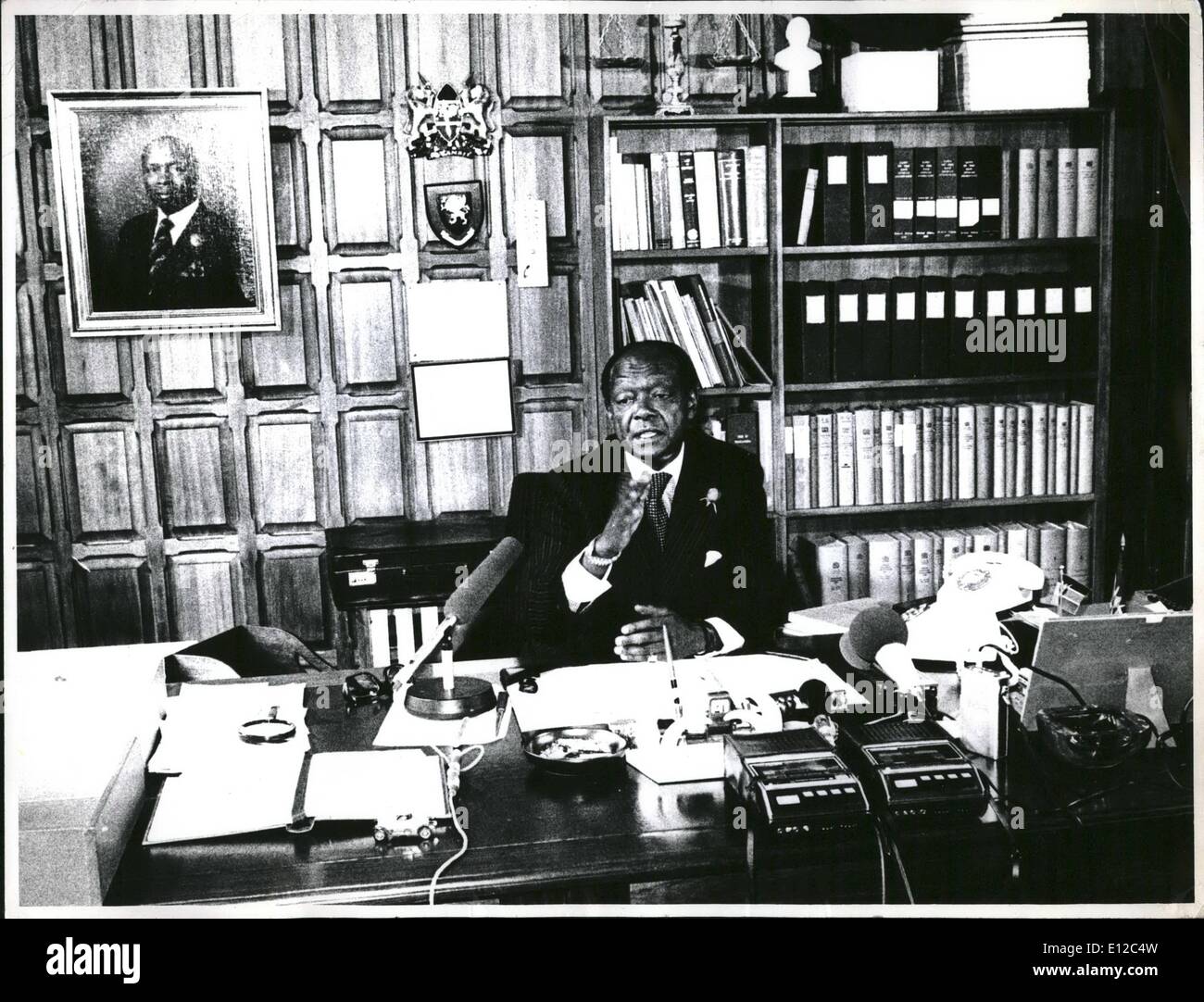 Dec. 12, 2011 - NJONJO KENYA. Charles Njonjo, pictured here in his ...
