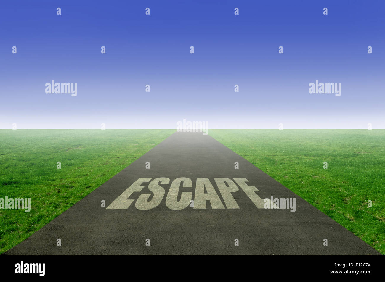 Road trip escape Stock Photo - Alamy