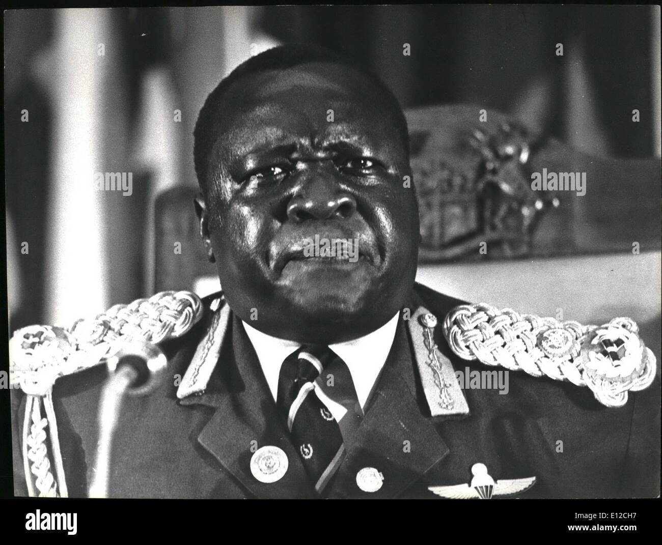 President idi amin uganda hi-res stock photography and images - Alamy