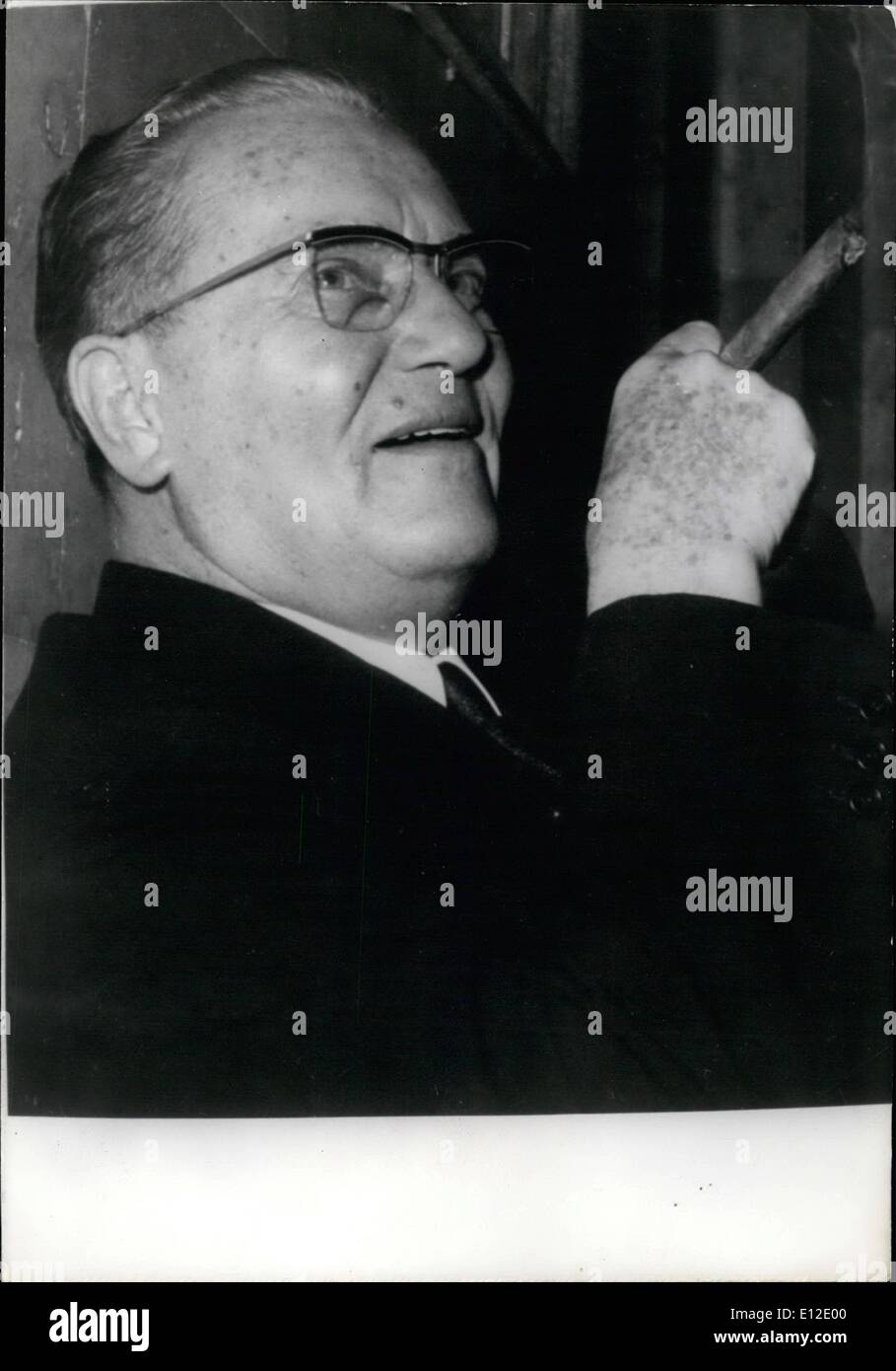 Dec. 15, 2011 - Tito celebrates 75th birthday. Marshal Tito is ...