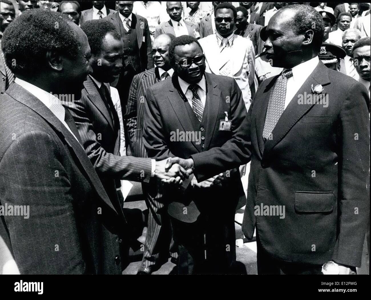 Jan. 09, 2012 - OAU Foreign Ministers Meeting, Nairobi: At the Official ...