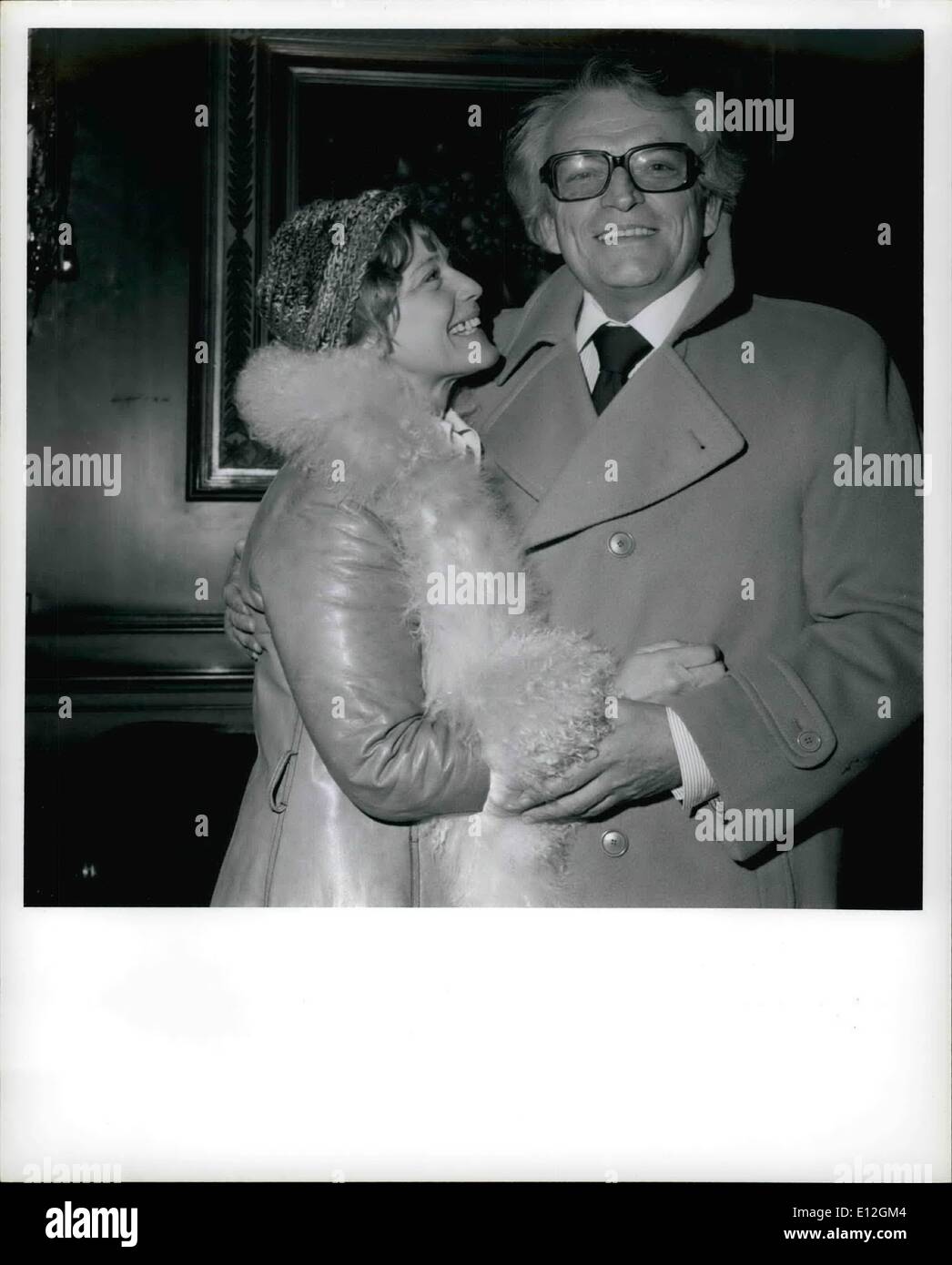 Dec. 29, 2011 - Maria Schell and Werner Baecker of Germany TV (after an ...