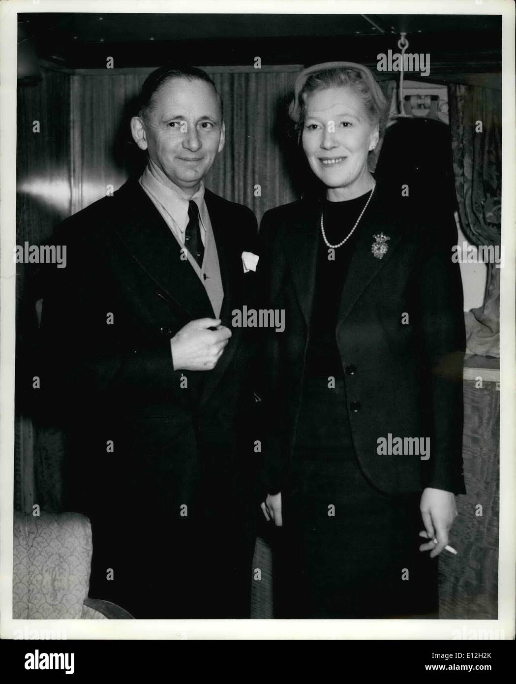 Jan. 03, 2012 - Mareland of the Royal Our Hence Lord Tedder with lady ...