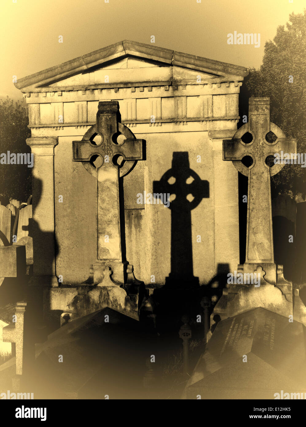 Two grave stones hi-res stock photography and images - Alamy