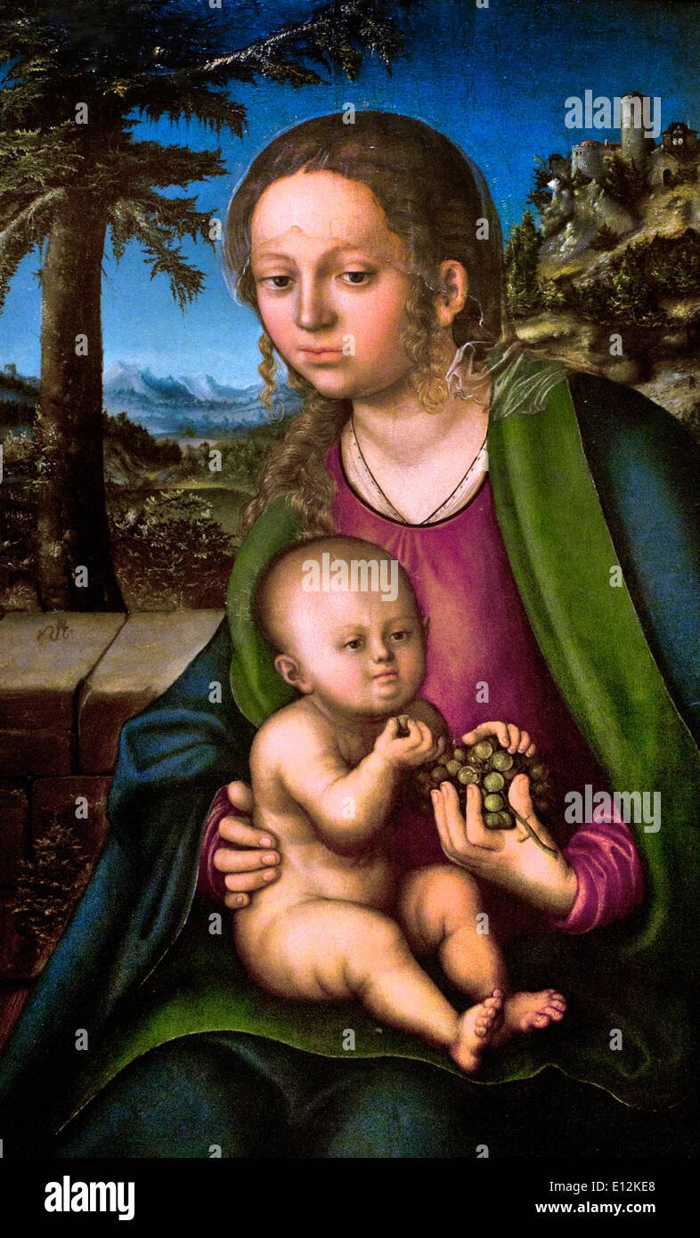Lucas cranach the elder kronach 1472 weimar 1553 hi-res stock ...