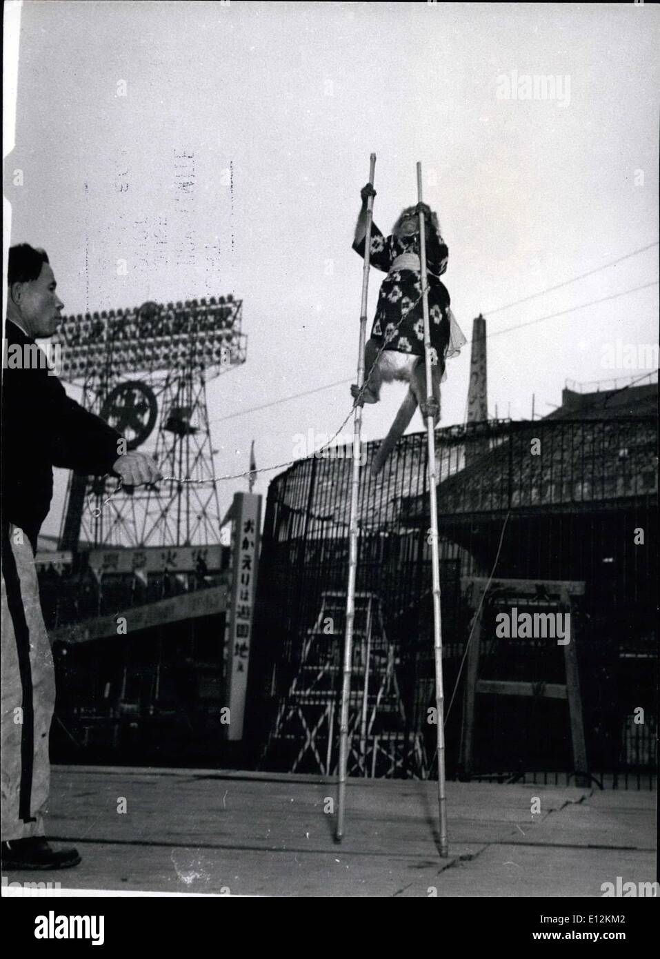 Monkey on stilts hi-res stock photography and images - Alamy