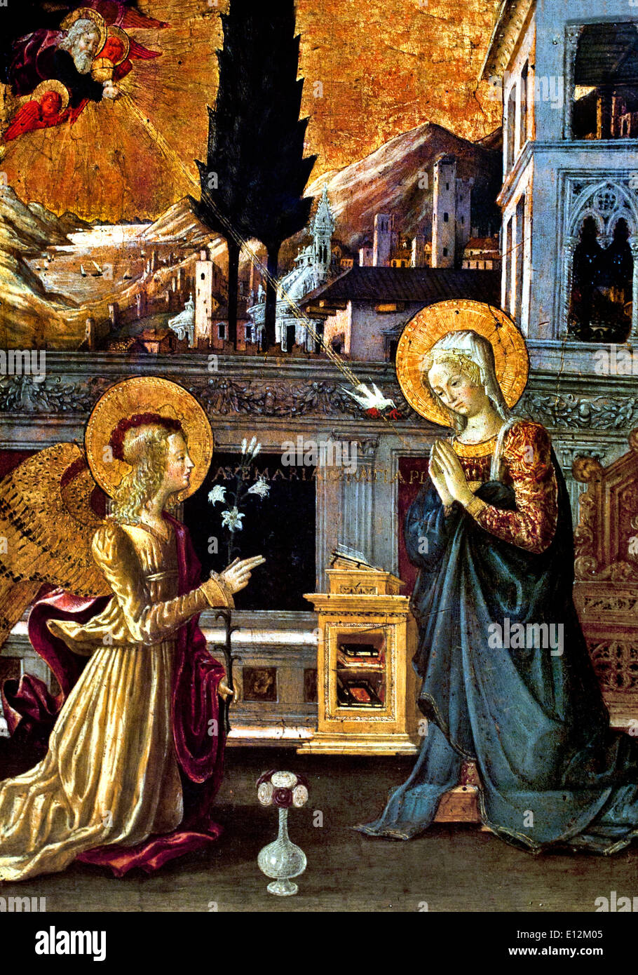 Annunciation benedetto bonfigli hi-res stock photography and images - Alamy