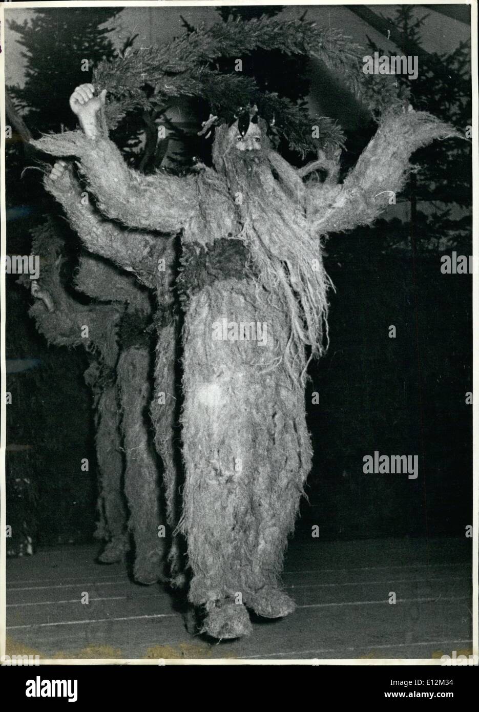 Feb. 24, 2012 - The pictures show the wild men during their performance ...