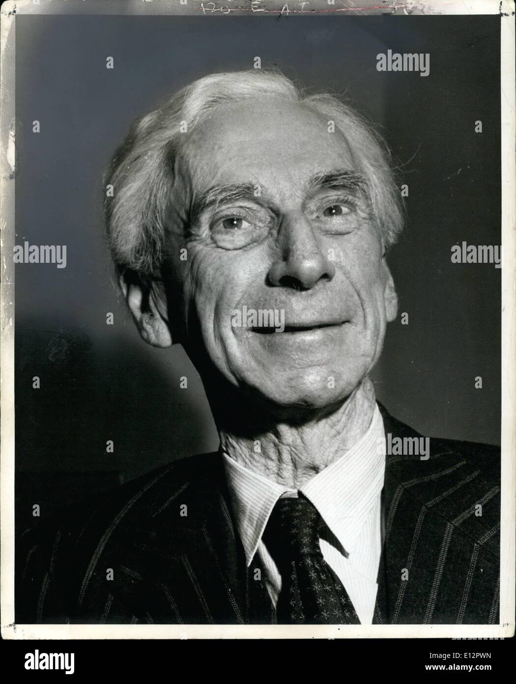 2012 lord bertrand russell hi-res stock photography and images - Alamy