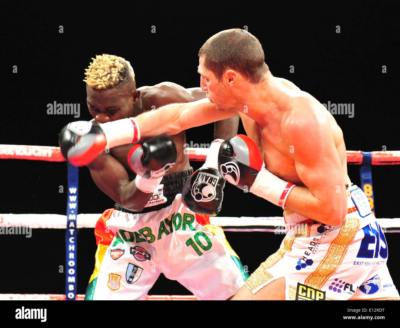 Leeds, UK. 21st May, 2014. British Lightweight boxing Tommy Coyle ...