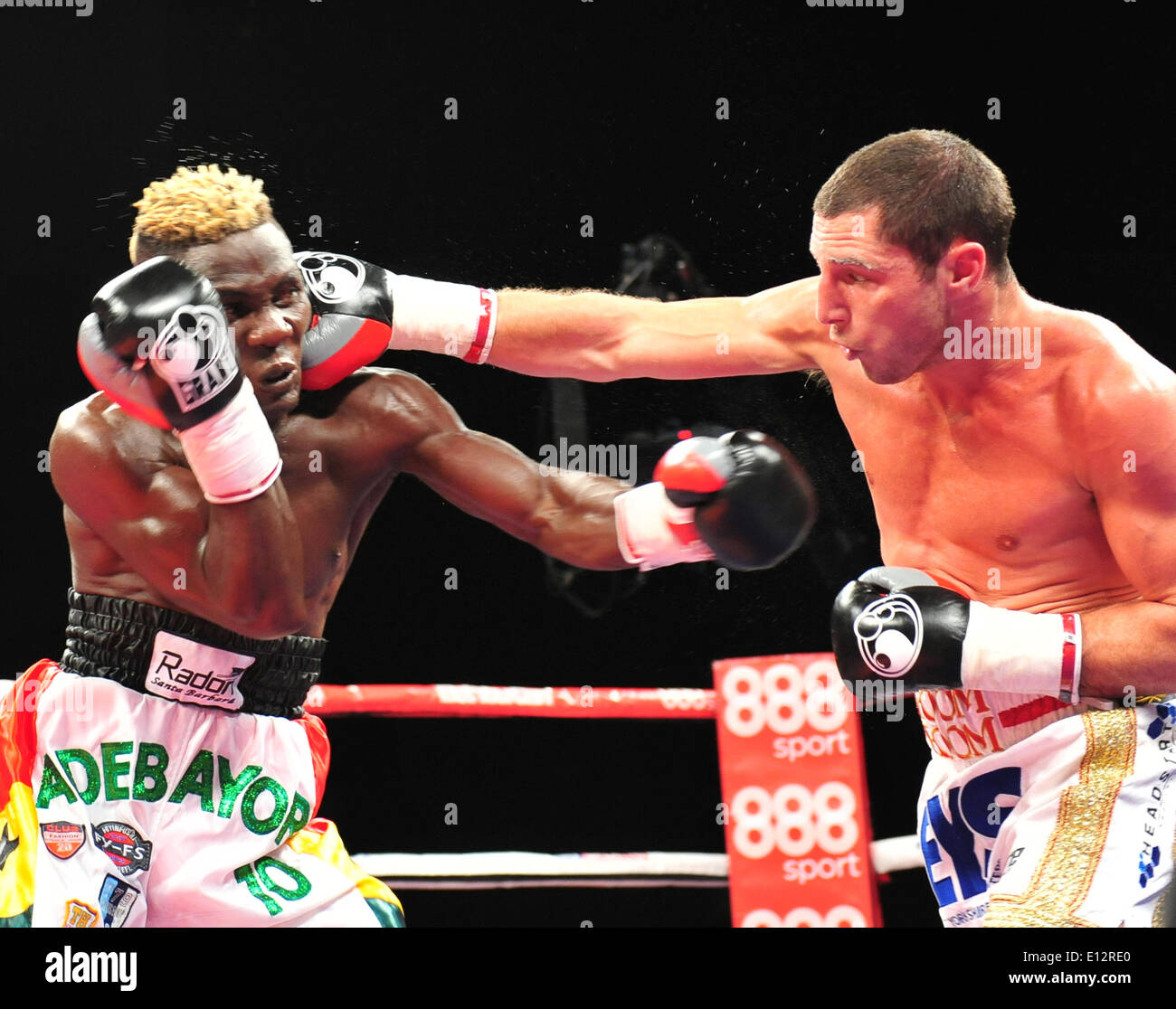 Leeds, UK. 21st May, 2014. British Lightweight boxing Tommy Coyle ...