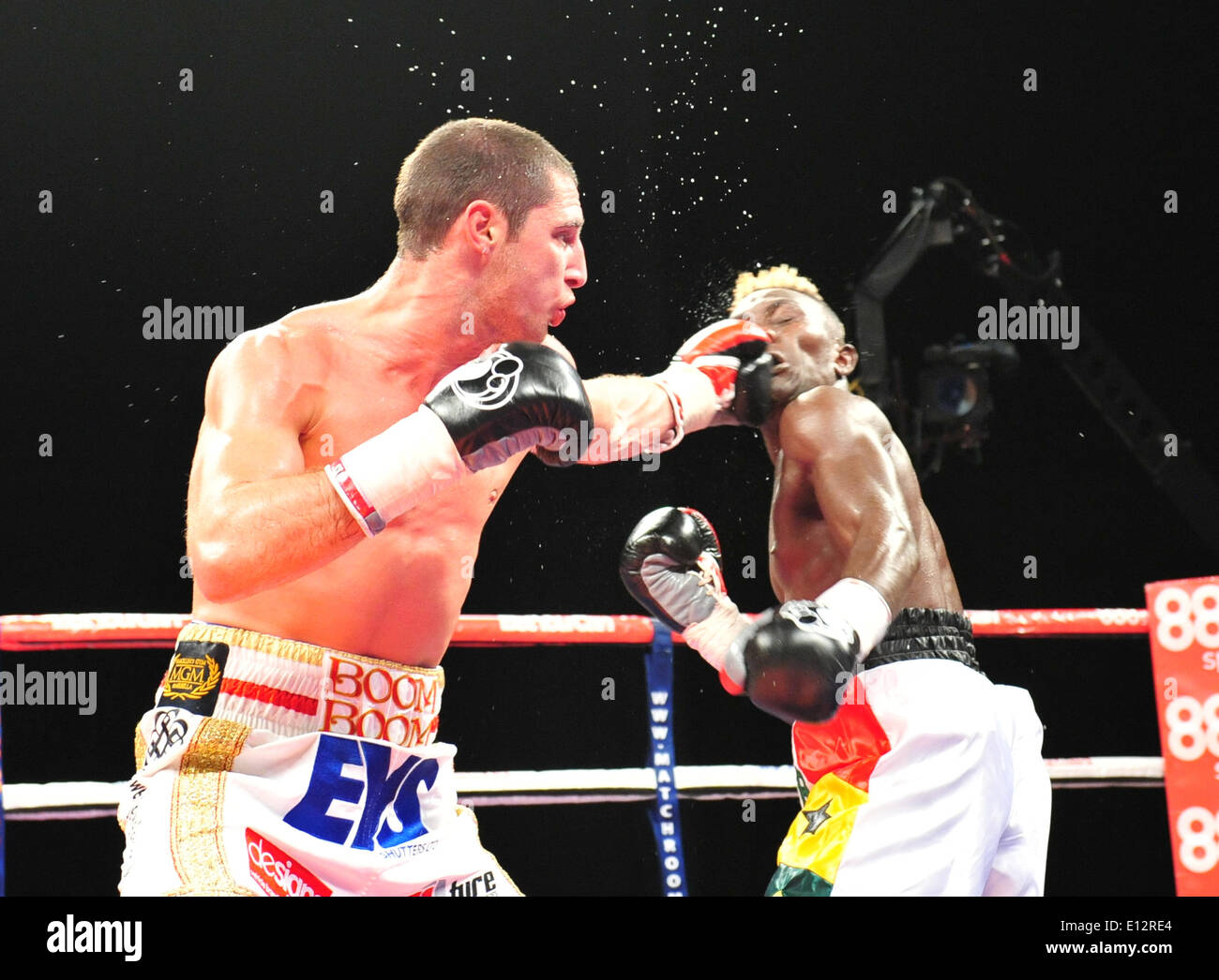 Leeds, UK. 21st May, 2014. British Lightweight boxing Tommy Coyle ...