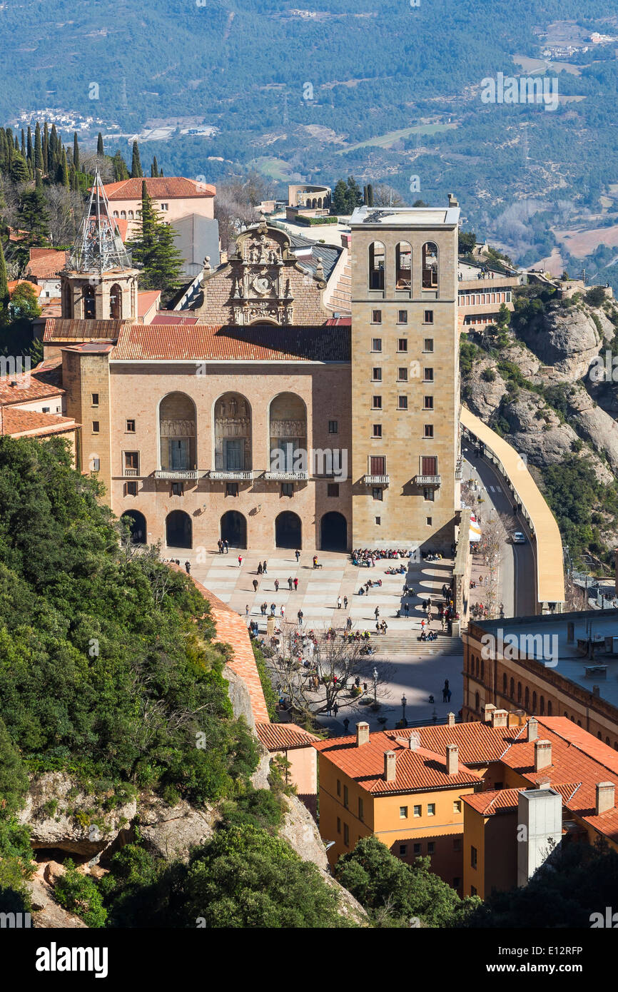 Monastery catalonia cliff hi-res stock photography and images - Alamy