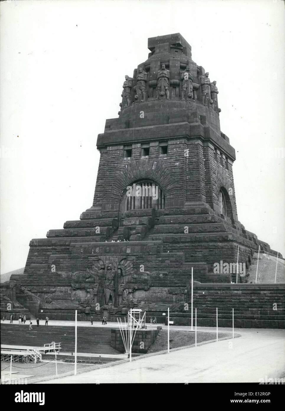 Feb. 25, 2012 - Leipzig Monument Commemorating the battle of Leipzig ...