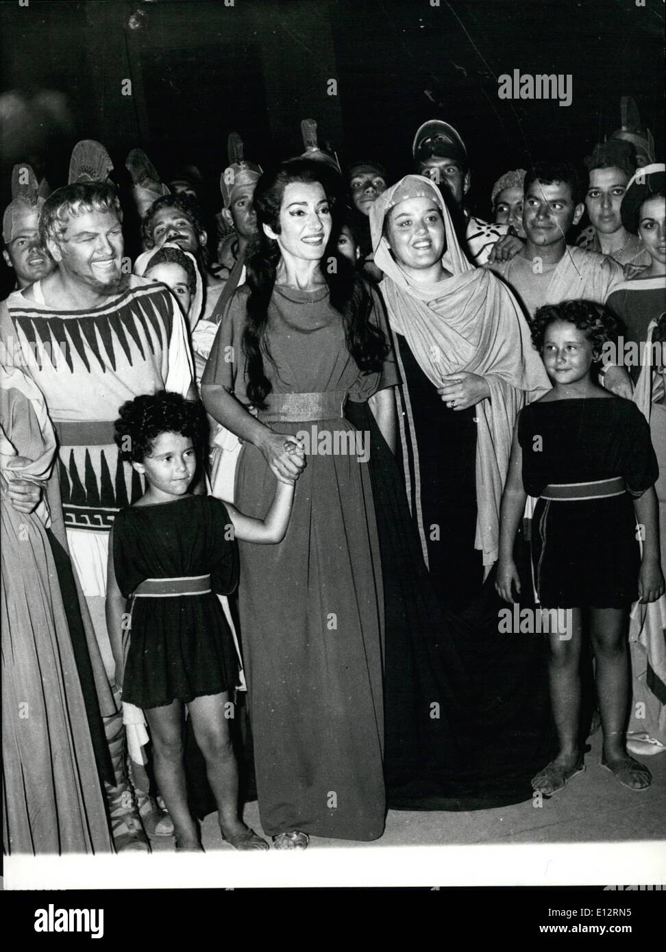 Feb. 24, 2012 - Maria Callas, singer, Soprano Stock Photo - Alamy