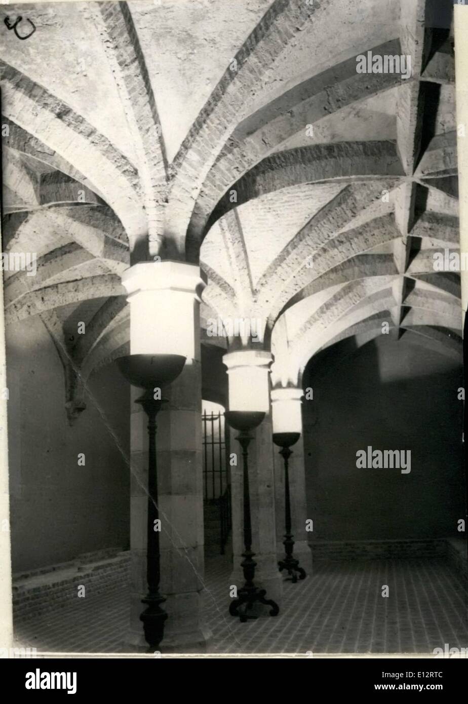 Feb. 25, 2012 - King Henry VIII wine cellar in the cellar within a ...