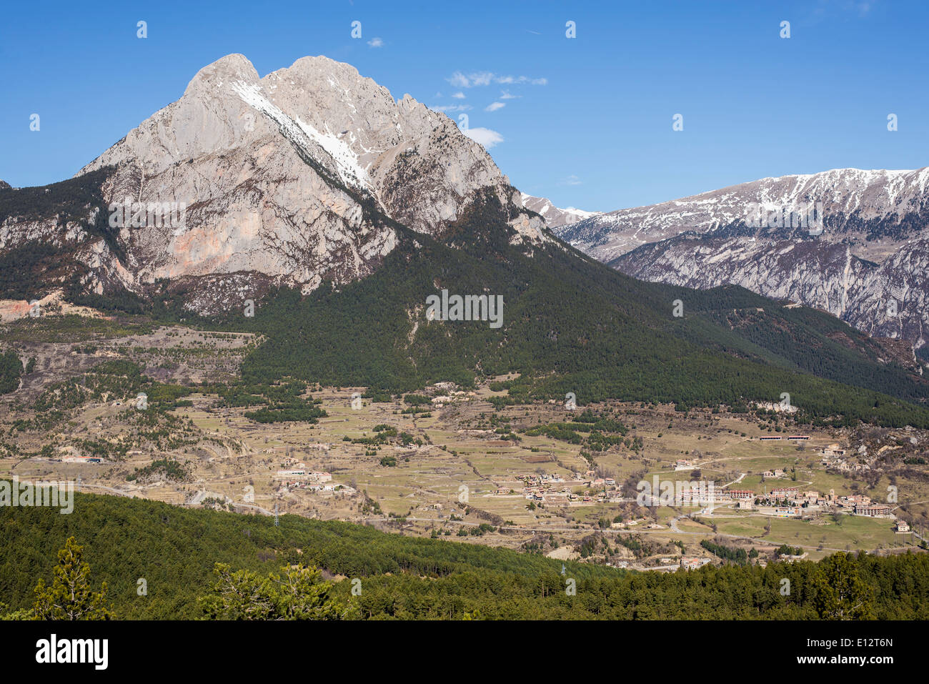 View of Pedraforca Stock Photo - Alamy
