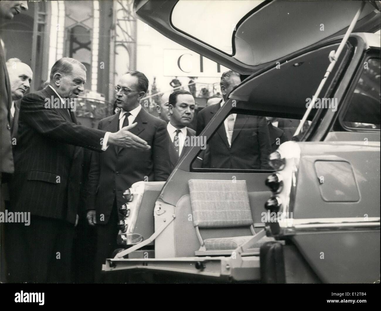 Feb. 24, 2012 - President Coty opens Paris Motor Show. President Coty ...