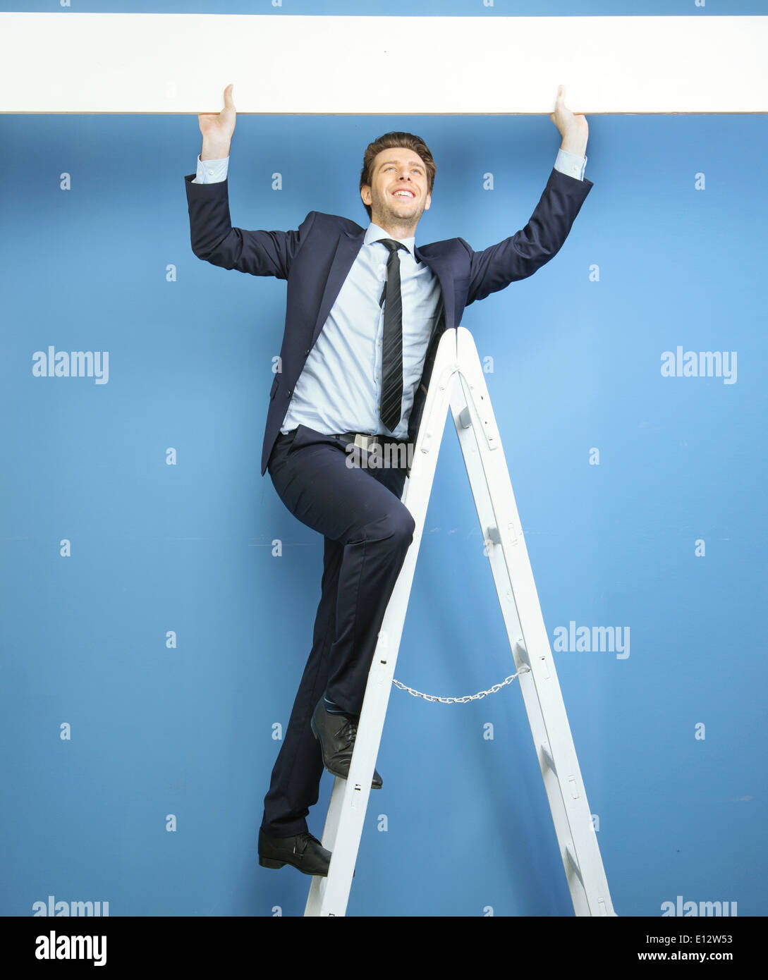 Ladder setting hi-res stock photography and images - Alamy