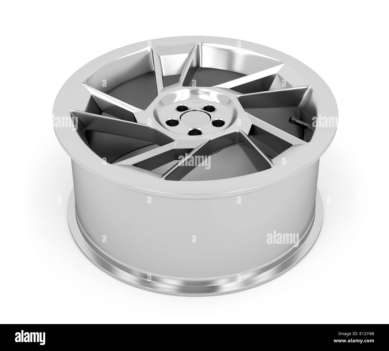 Car rim on white background Stock Photo - Alamy