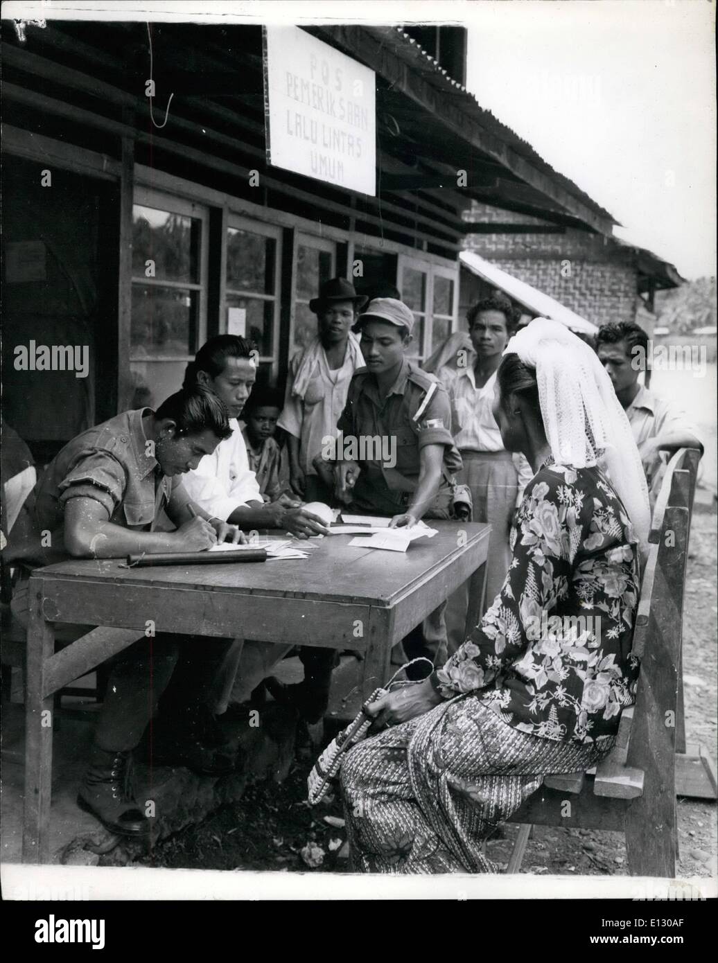 Feb. 25, 2012 - An army check post control traffic on the route from ...