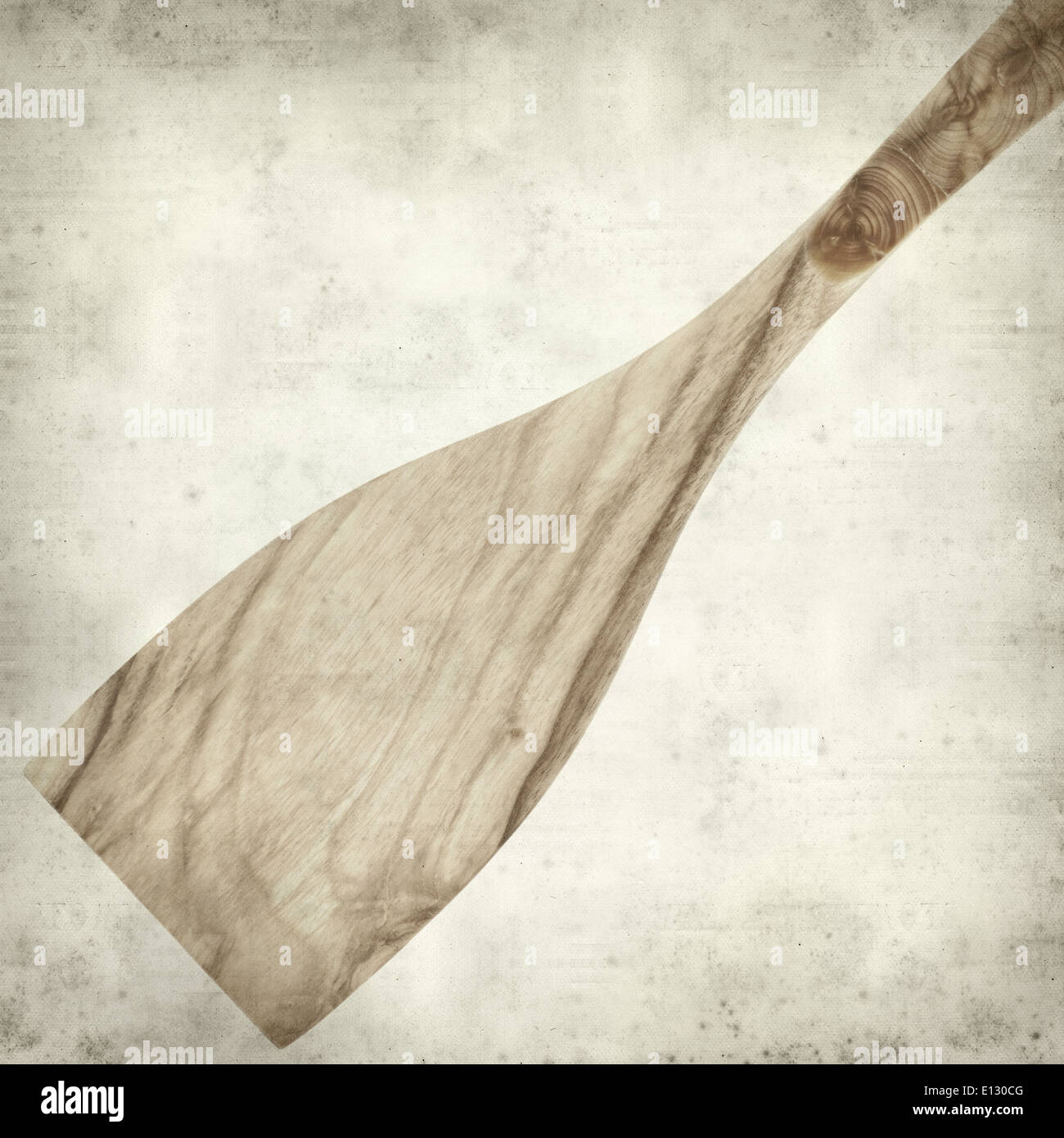 textured old paper background with wooden spatula Stock Photo - Alamy