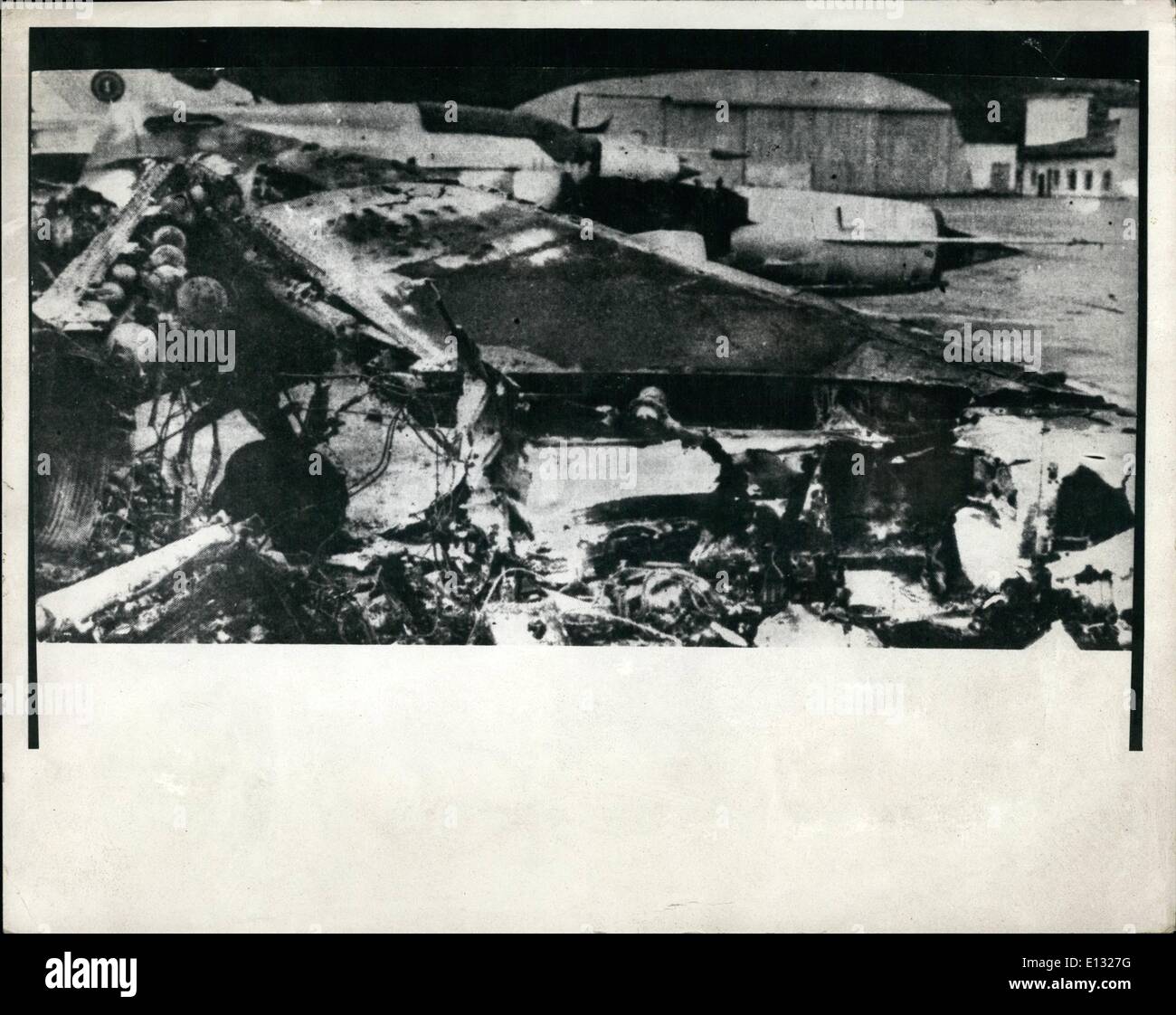 Feb. 26, 2012 - Entebbe - Uganda. Photo Shows the wreckage of some of ...