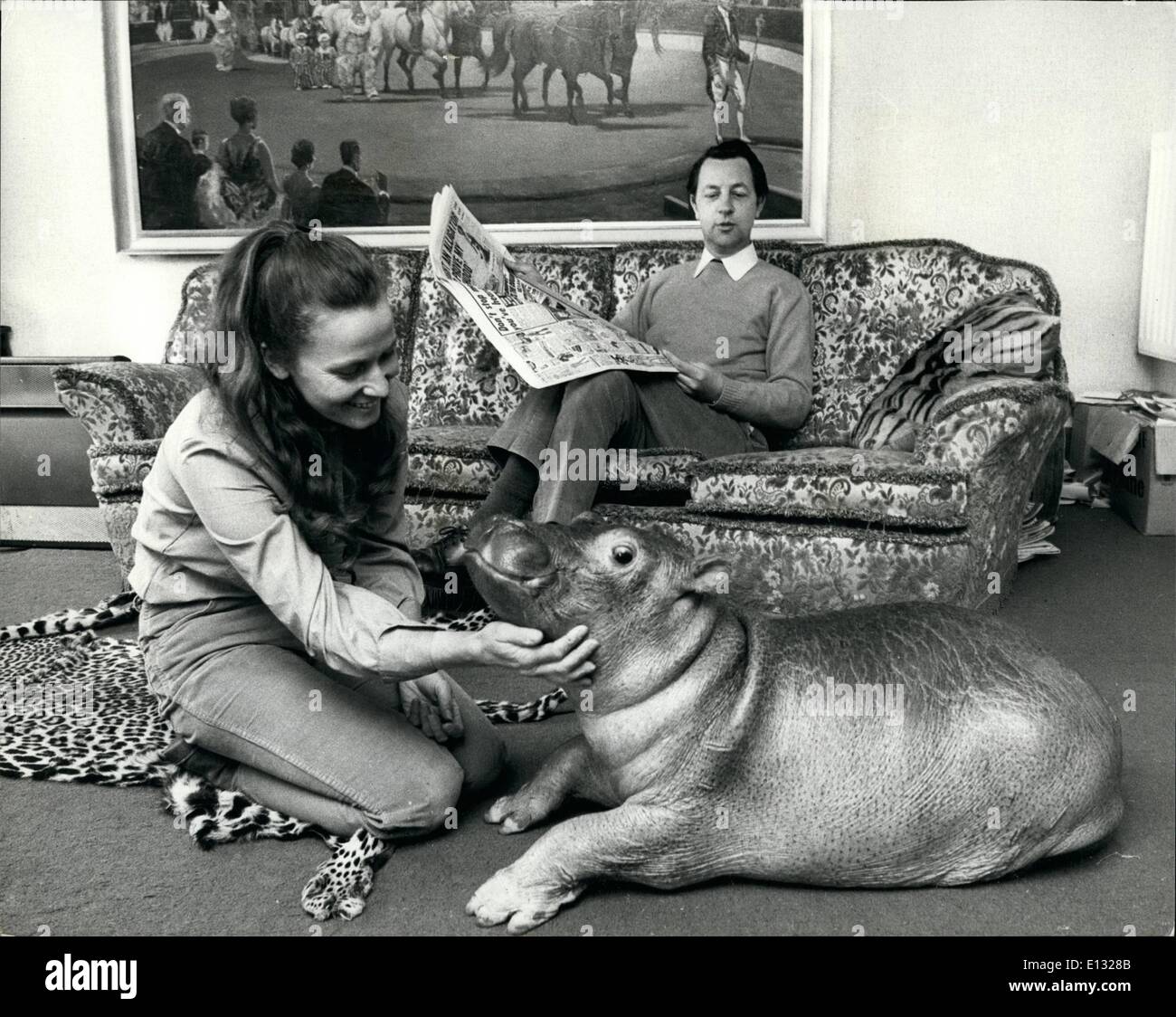 Feb. 26, 2012 - A hippo in the house. Most women will put up with their ...