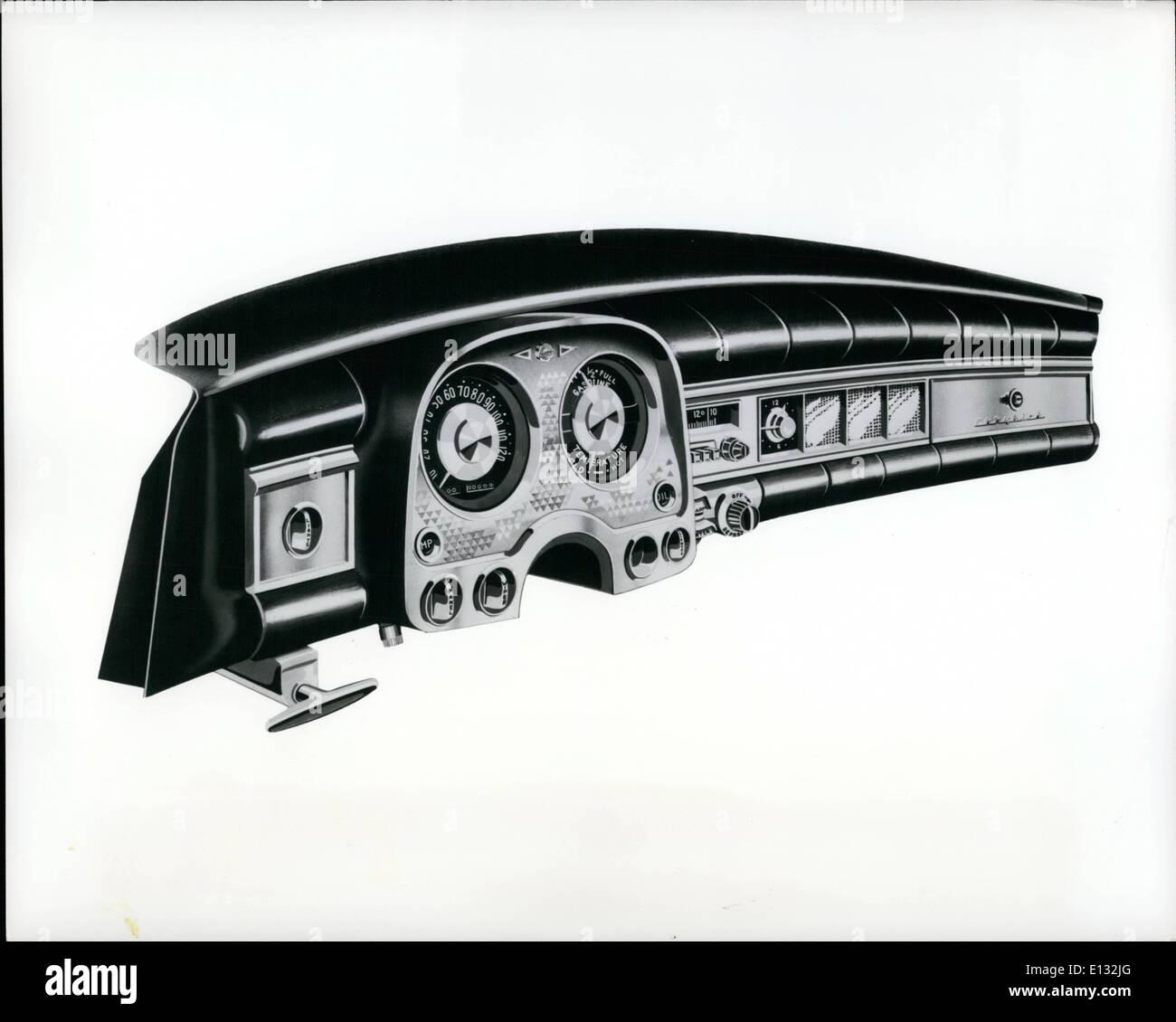 Chrysler instrument panel features safety hi-res stock photography and ...