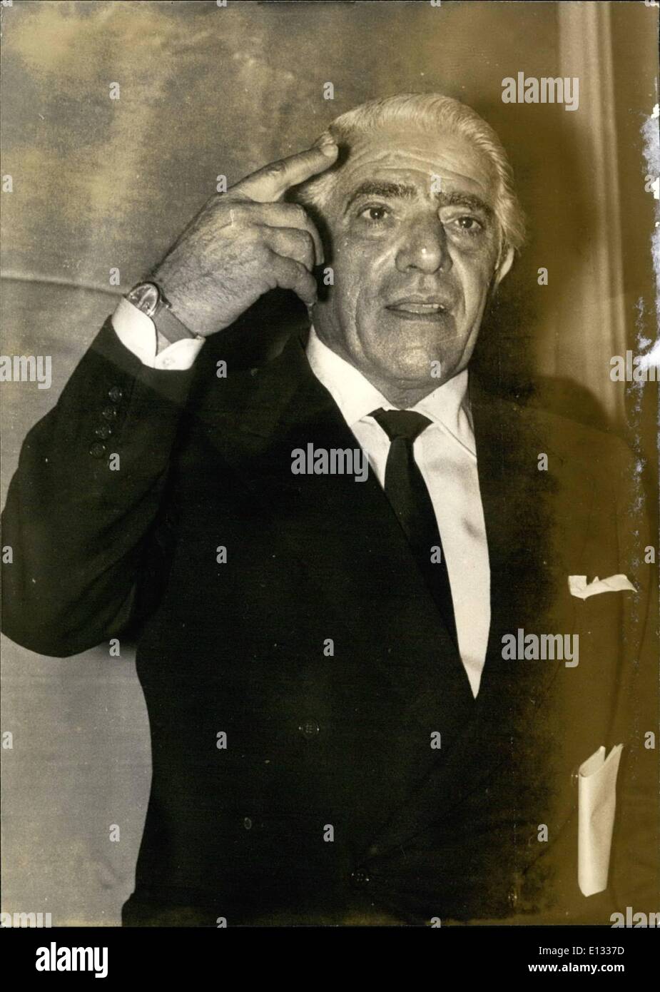 Feb. 26, 2012 - Aristotle Onassis Stock Photo - Alamy